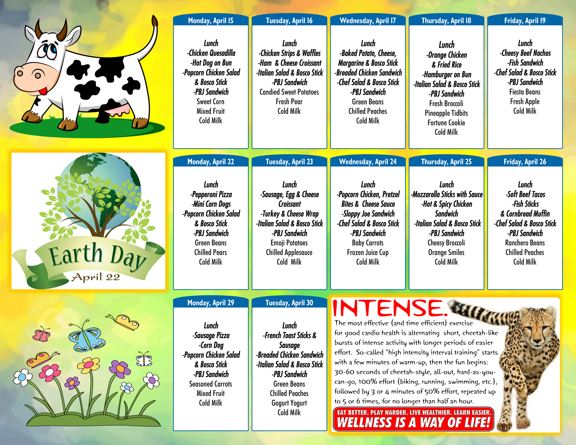 Cafeteria Information & Lunch Menu - Holy Trinity Catholic School - Fairview Heights, IL